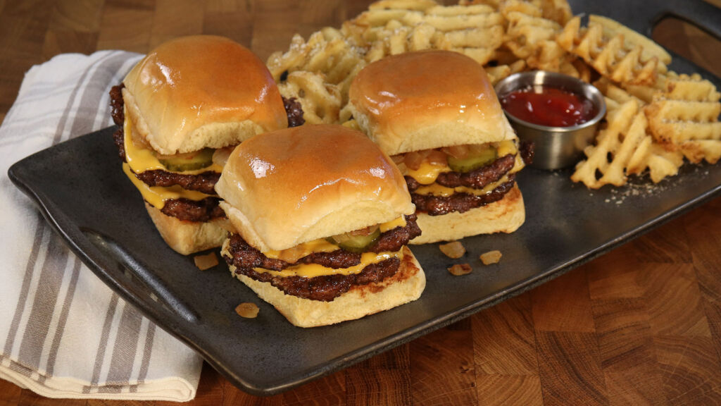 Smashed Sliders - Holten's Chop House Steak Burgers